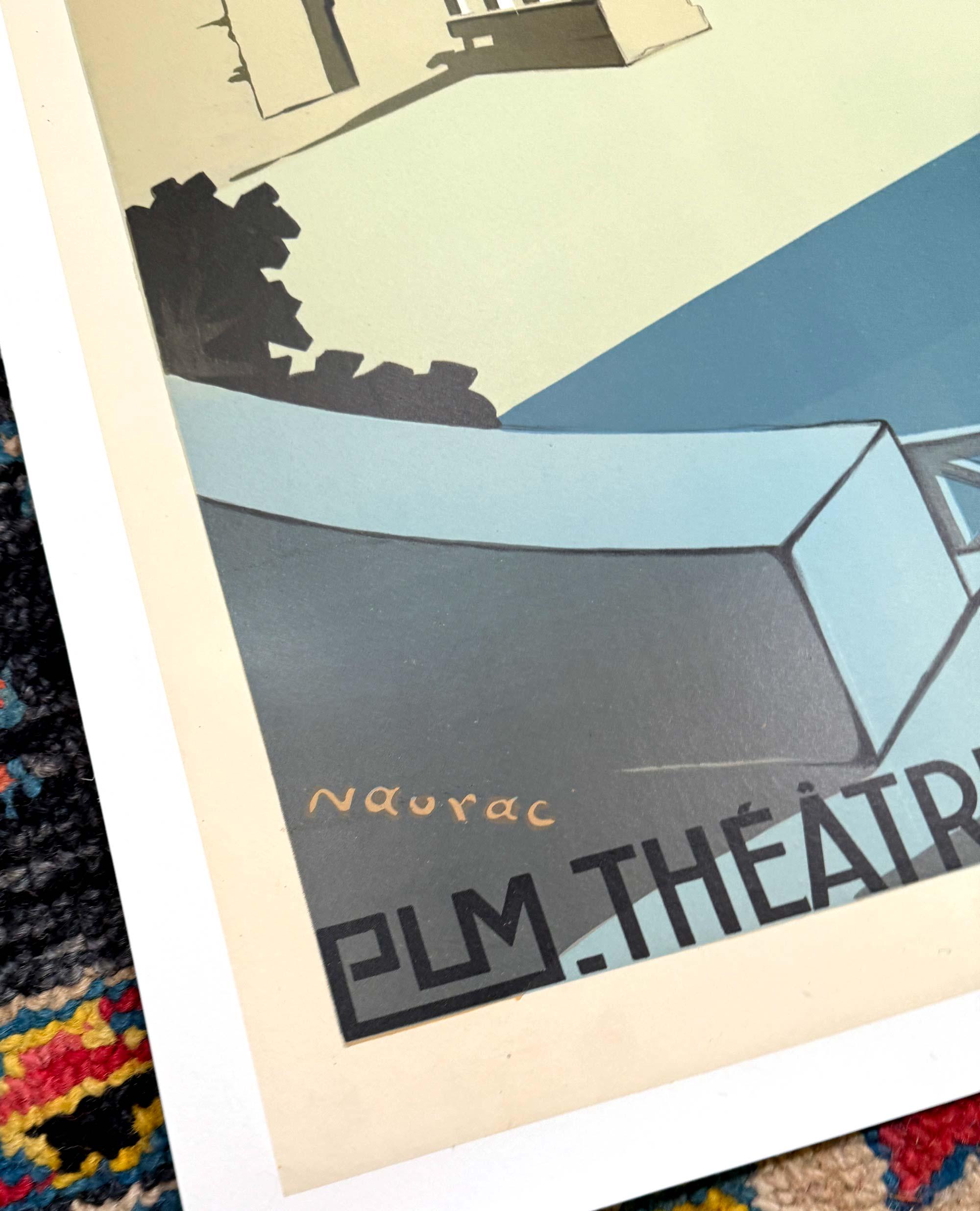 French Travel Poster for the Antique Theatre Orange by Naurac C1930 for ...