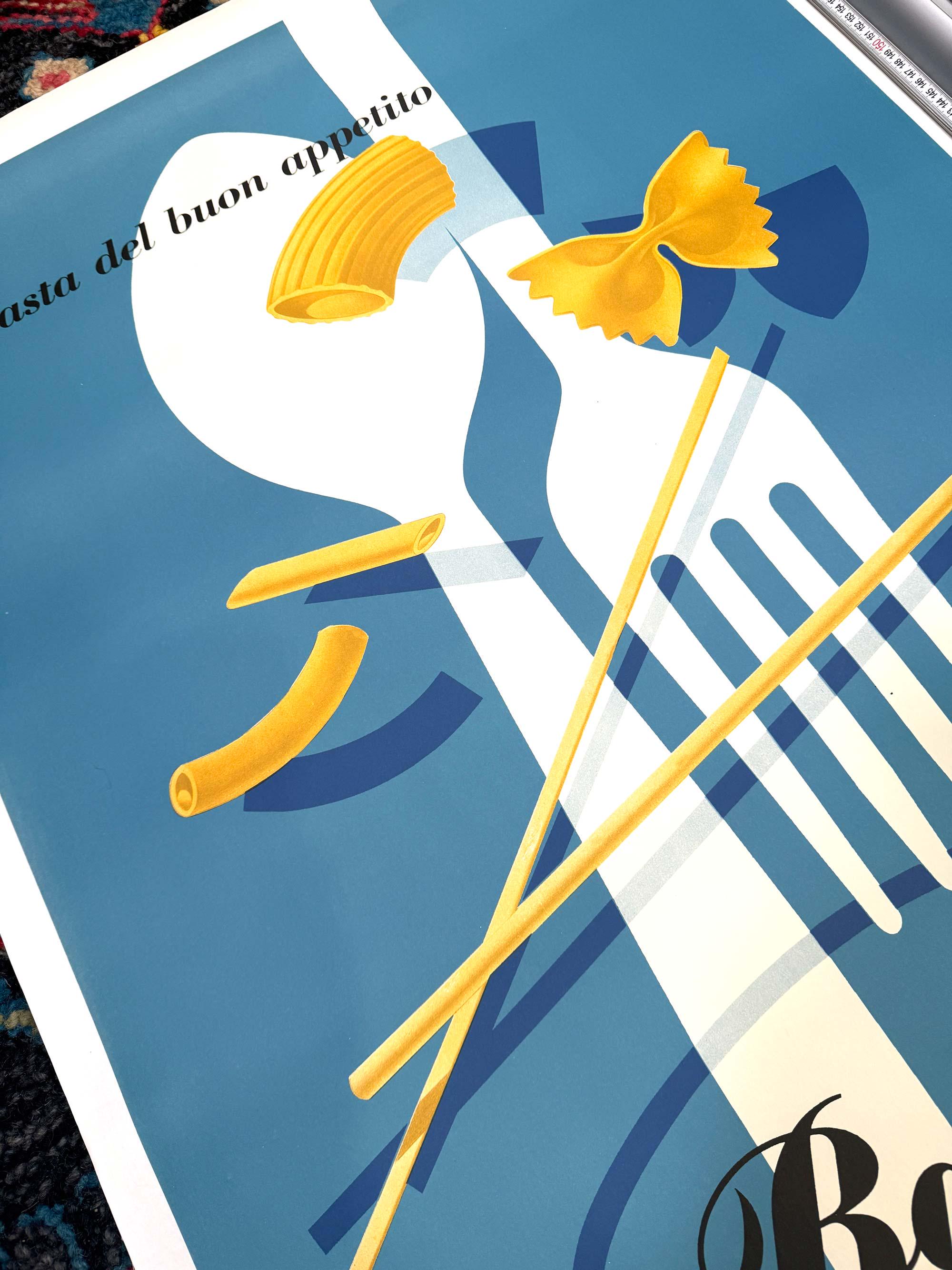 Barilla Pasta Poster by Erberto Carboni Authentic Original Printing ...