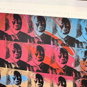 Rare Pop Art Andy Warhol 30 Small Colored Mao's 1990 Nouvelles Images ...