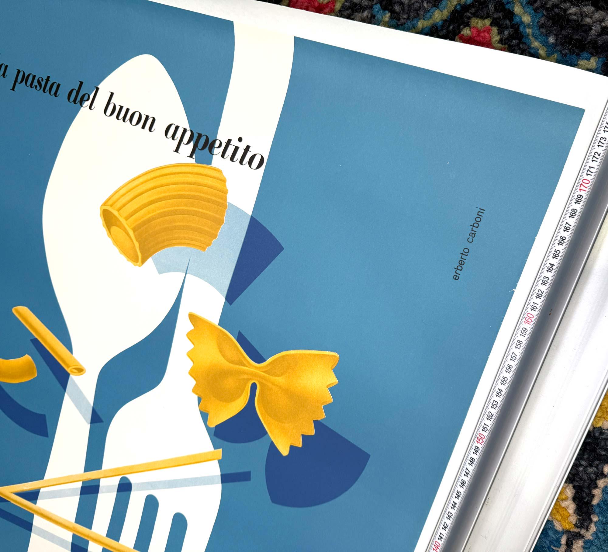 Barilla Pasta Poster by Erberto Carboni Authentic Original Printing ...