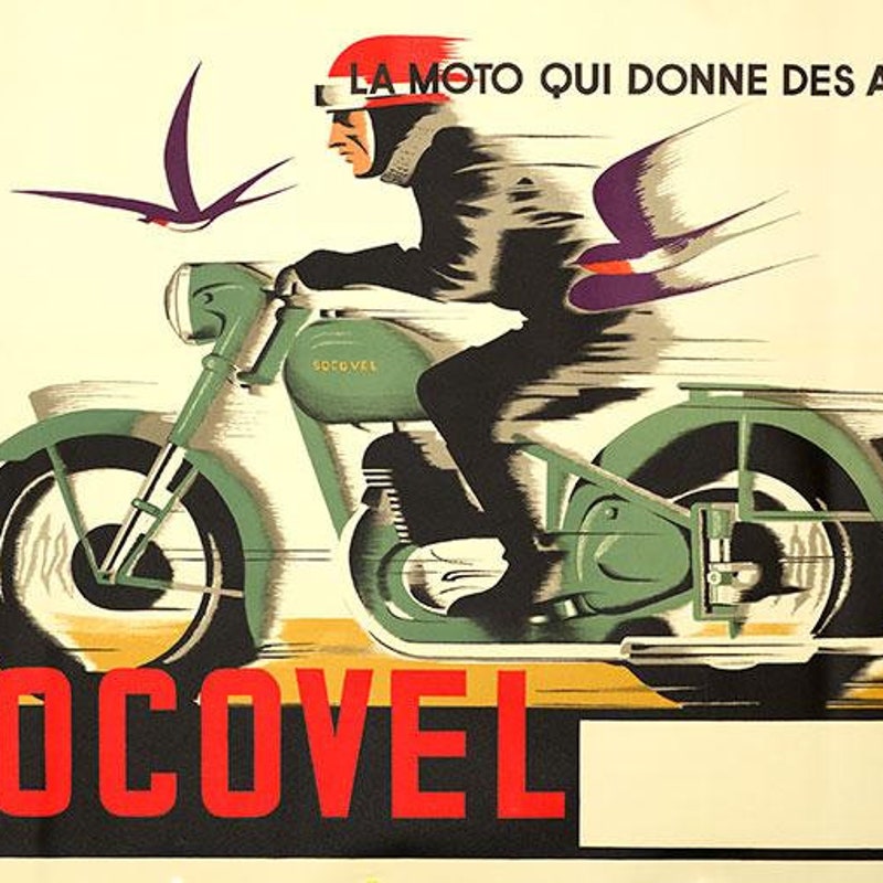 Motorcycle Posters - Etsy
