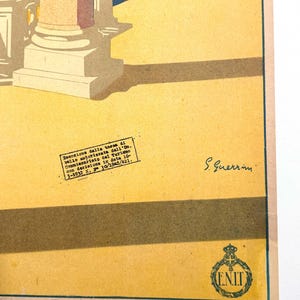 Rare Italian Travel Poster to Cesenatico by Giovanni Guerrini 1927 on the Riviera Adriatica - Etsy