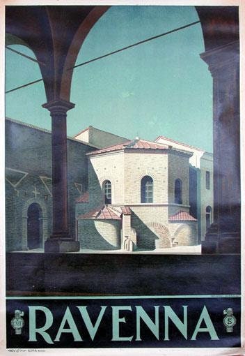 Rare Ravenna Giovanni Guerrini 1930 Original Italian Travel - Etsy