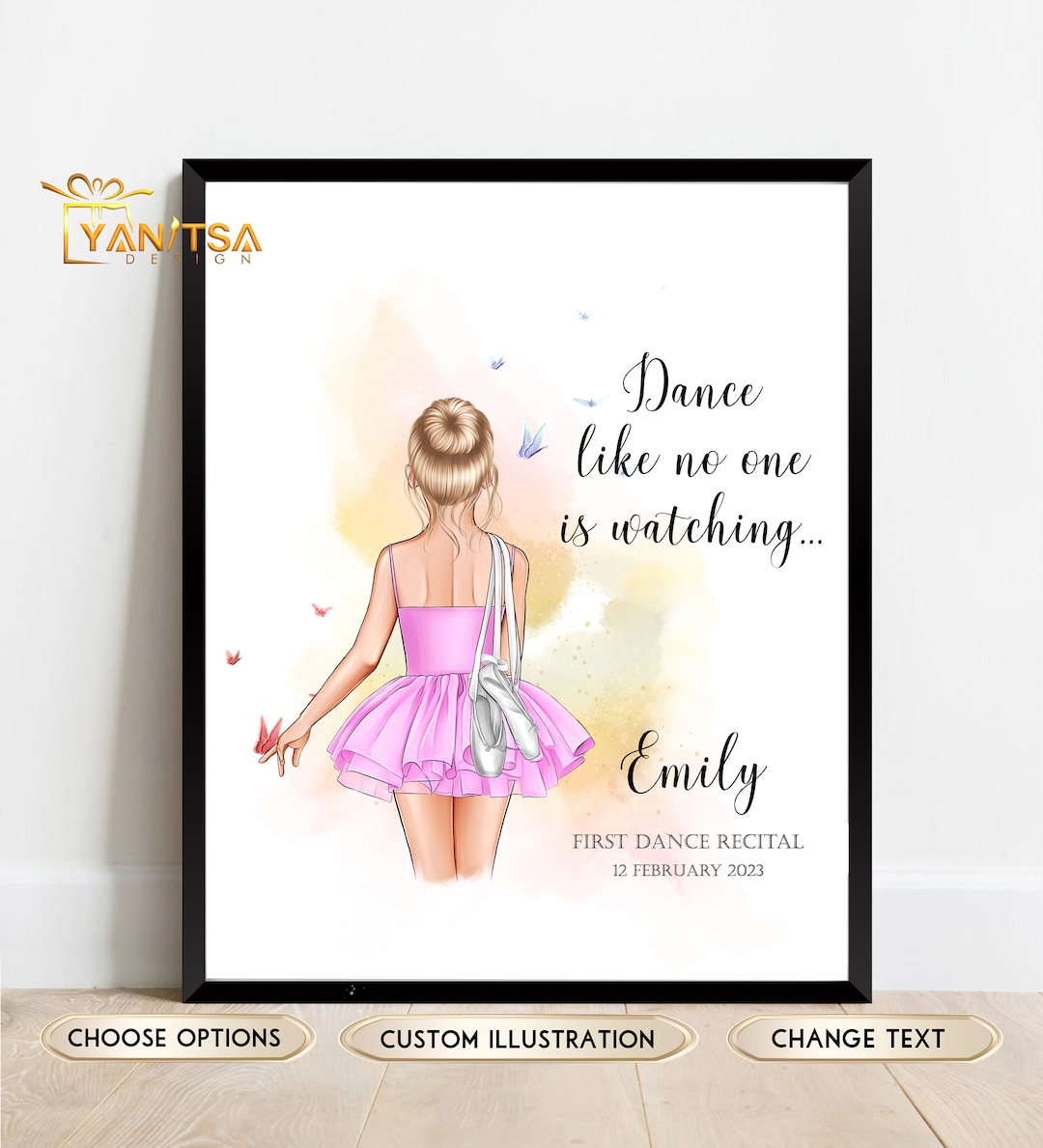 First Dance Recital Gift - My First Dance Gift - Ballerina First ...