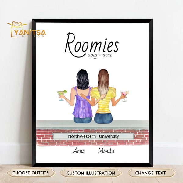 Roomies Print - Etsy