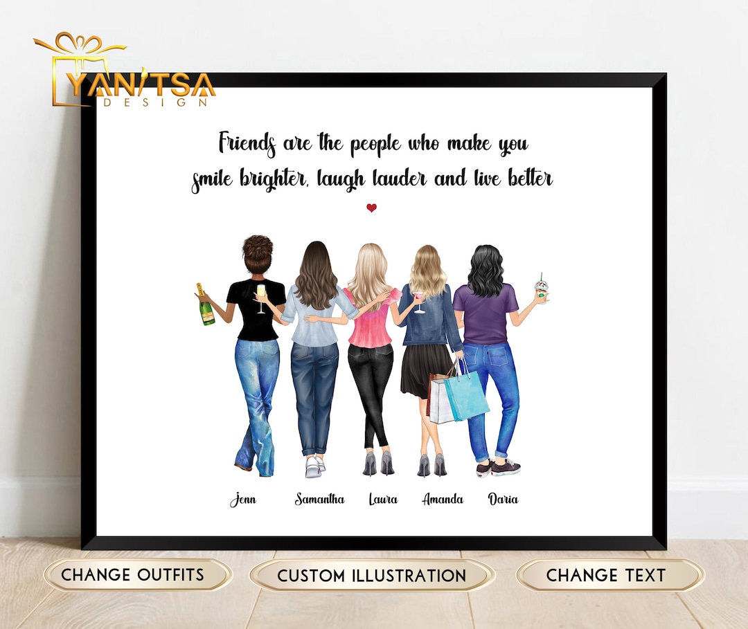 Best Friends Gifts Personalized Gifts for Friends Gifts - Etsy