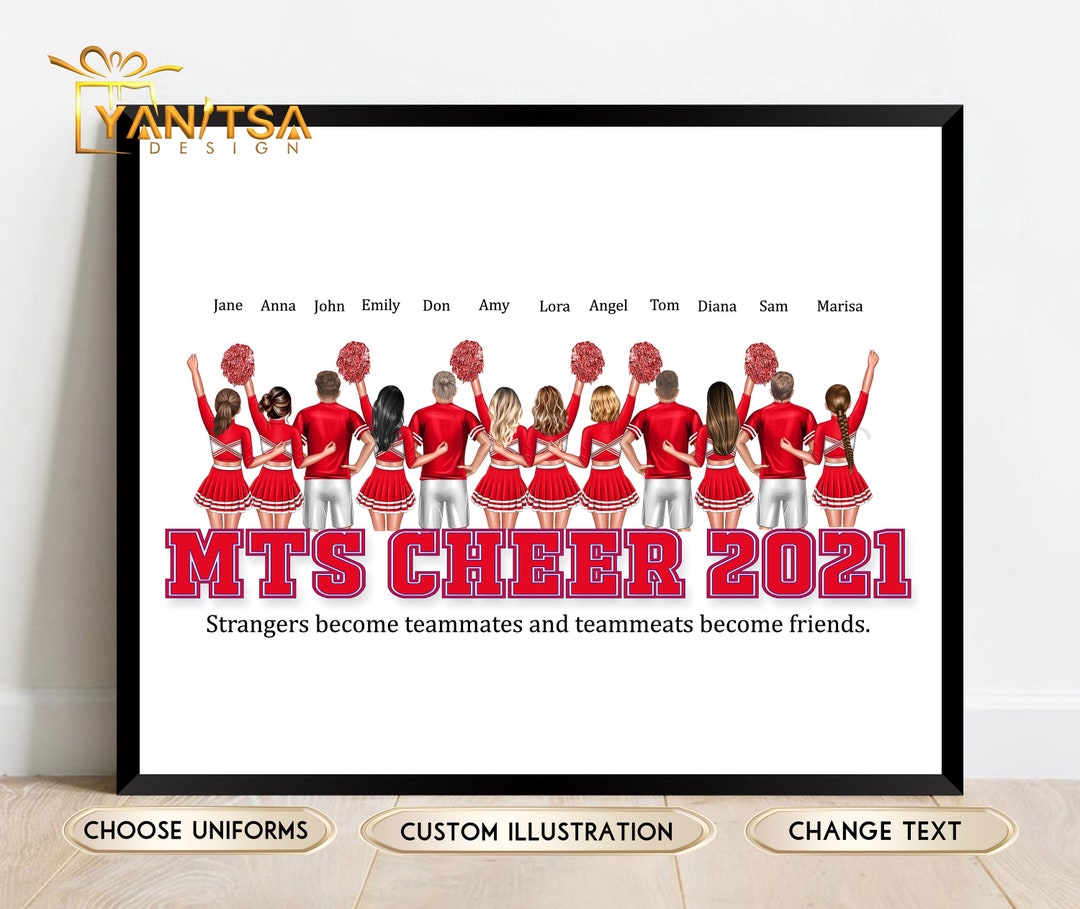 Cheer Team Gifts - Boys and Girls Cheer Team Gifts - Cheer Coach Gift ...