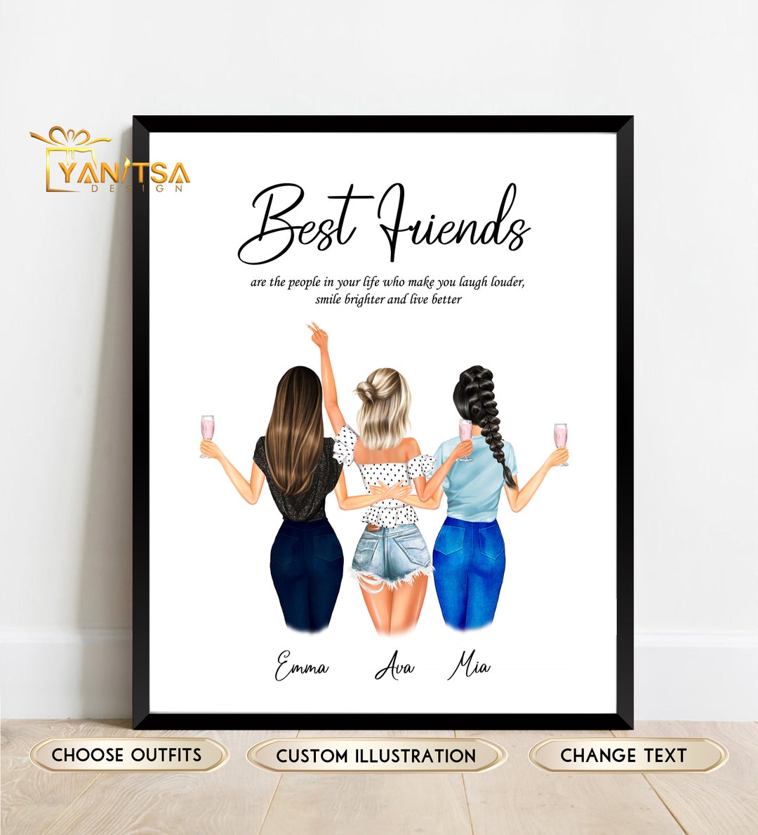 Personalized Gift for Best Friends Friendship Gifts Personalized ...