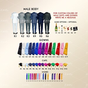 Custom Grad Illustration - Graduation Gift for Him - Custom Graduation ...