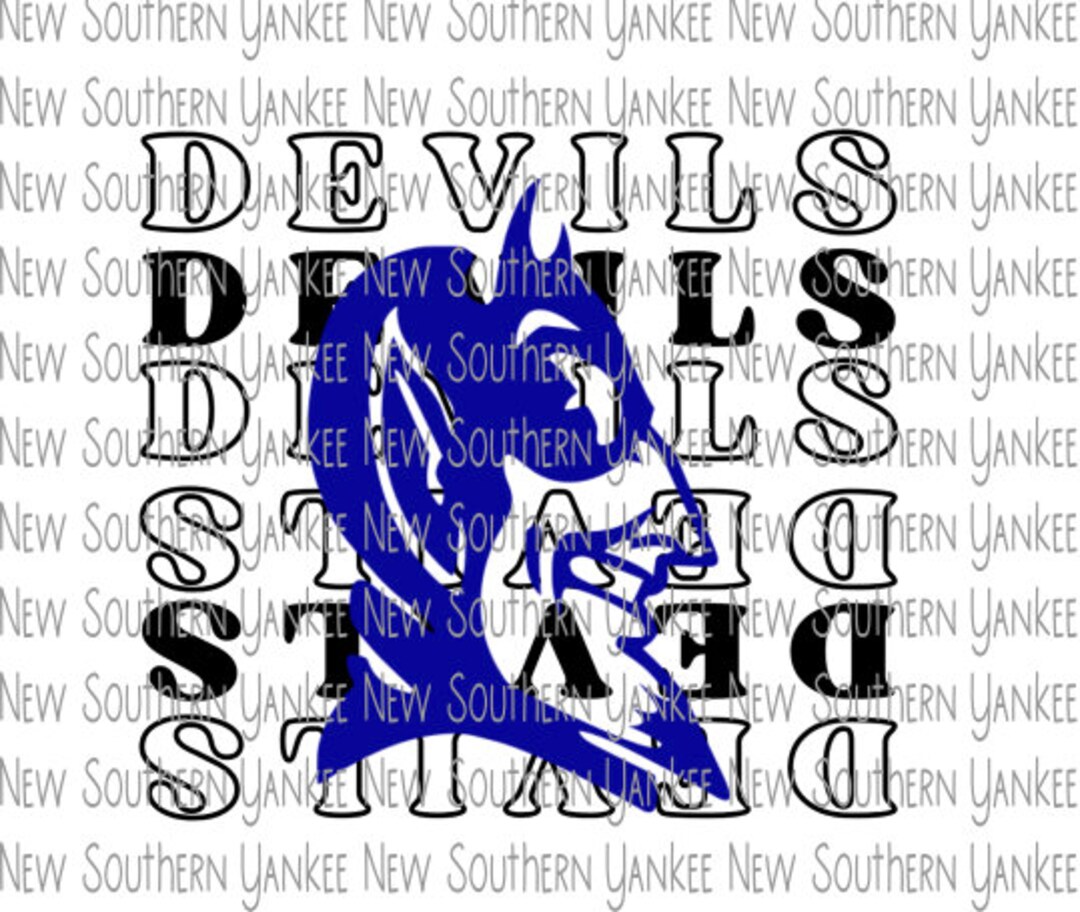 PRC Blue Devils, Devils, Pearl River Central, School Shirt Design;png ...