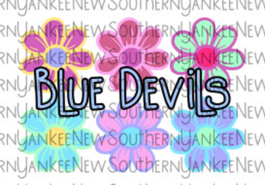 Pearl River Blue Devils PRC, School Shirt; PNG File for Sublimation or ...