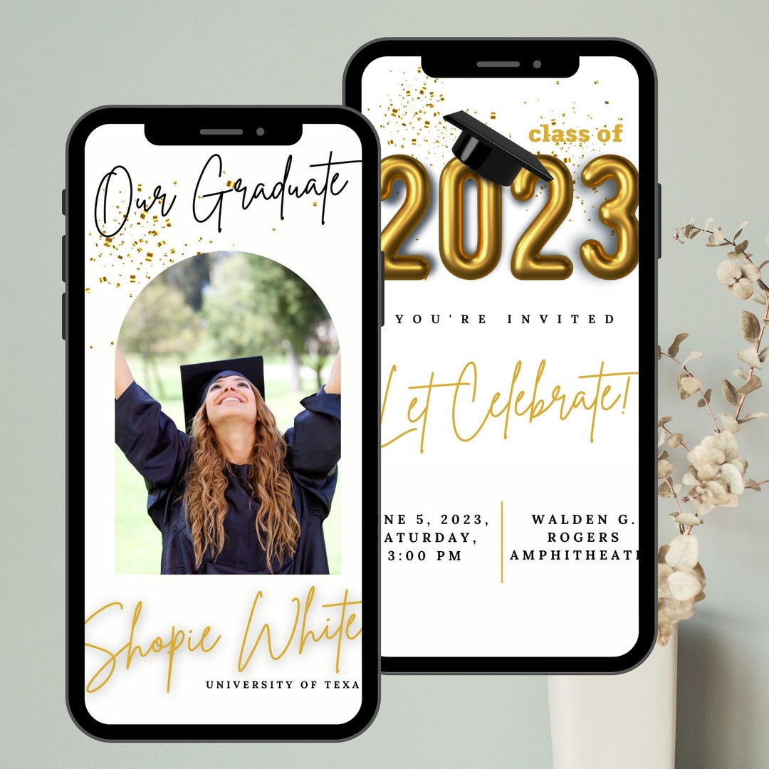 Graduation Party Invitation Template 2023 Instant Download - Etsy