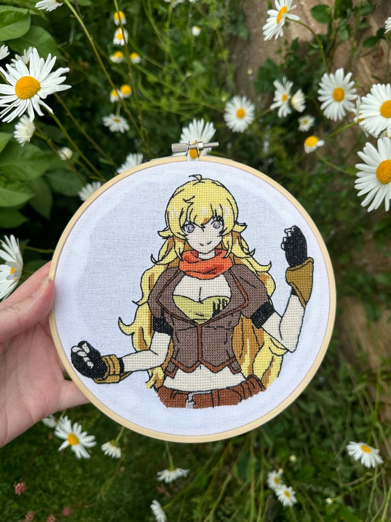 PATTERN // RWBY Yang Cross Stitch Pattern - Etsy
