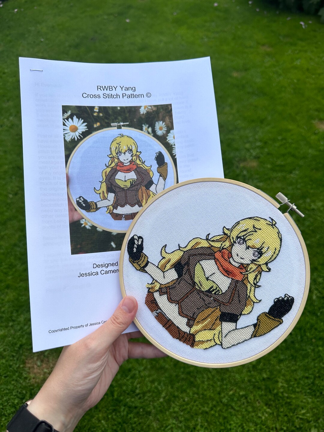 PATTERN // RWBY Yang Cross Stitch Pattern - Etsy