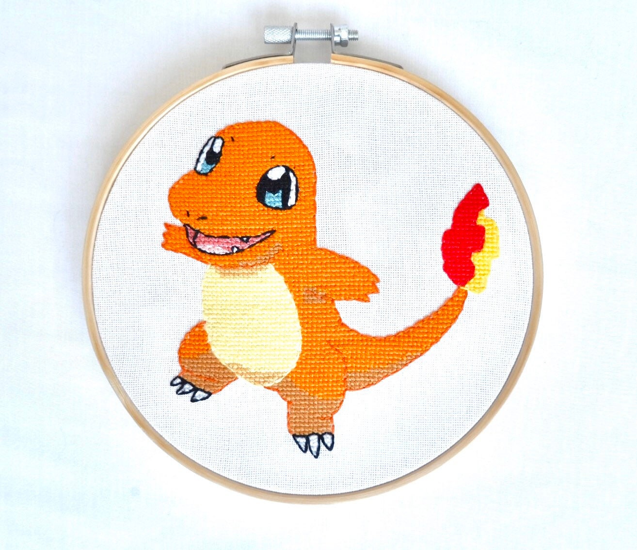 Charmander Pixel Art Template