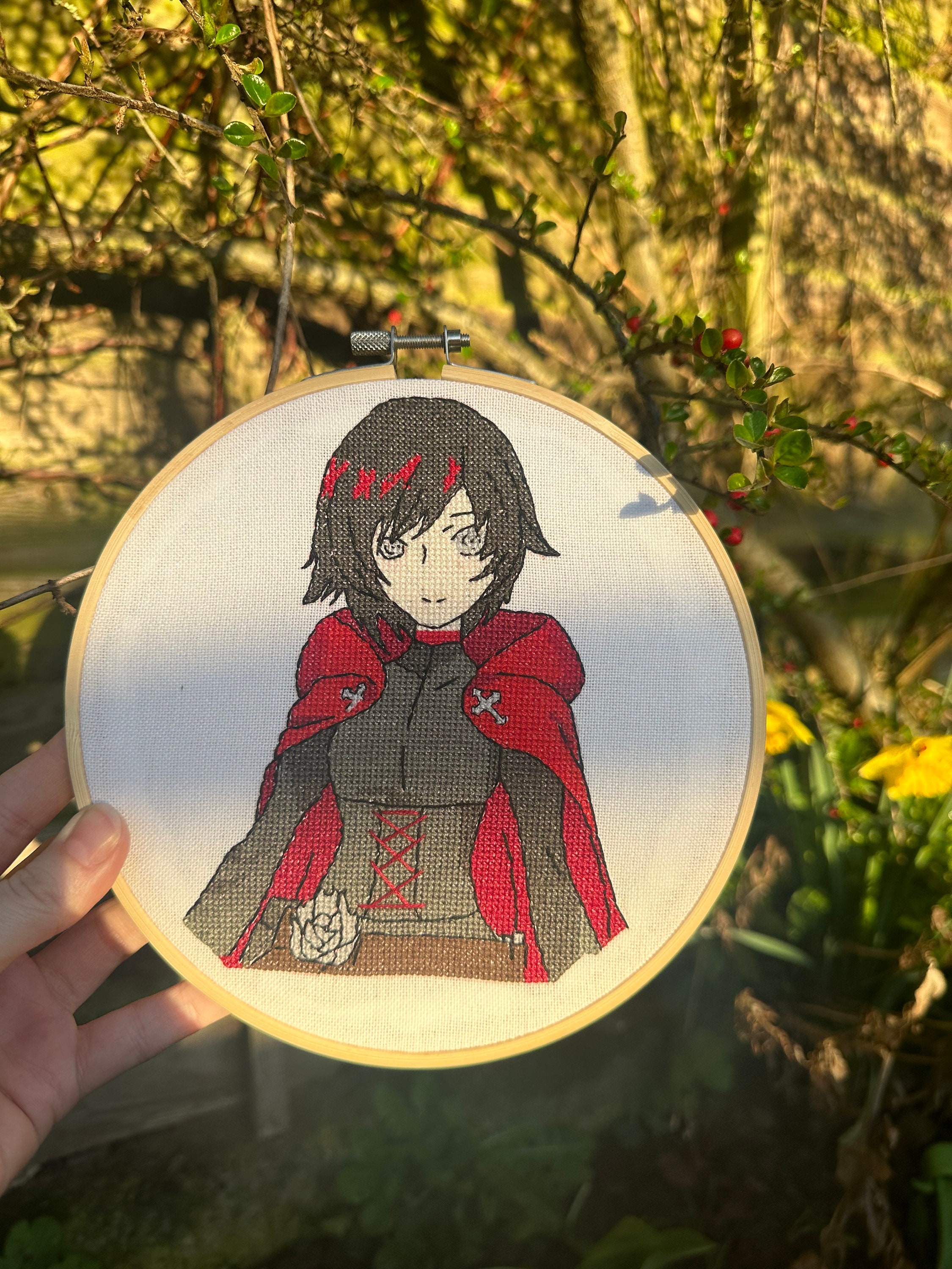 PATTERN // RWBY Ruby Cross Stitch Pattern - Etsy