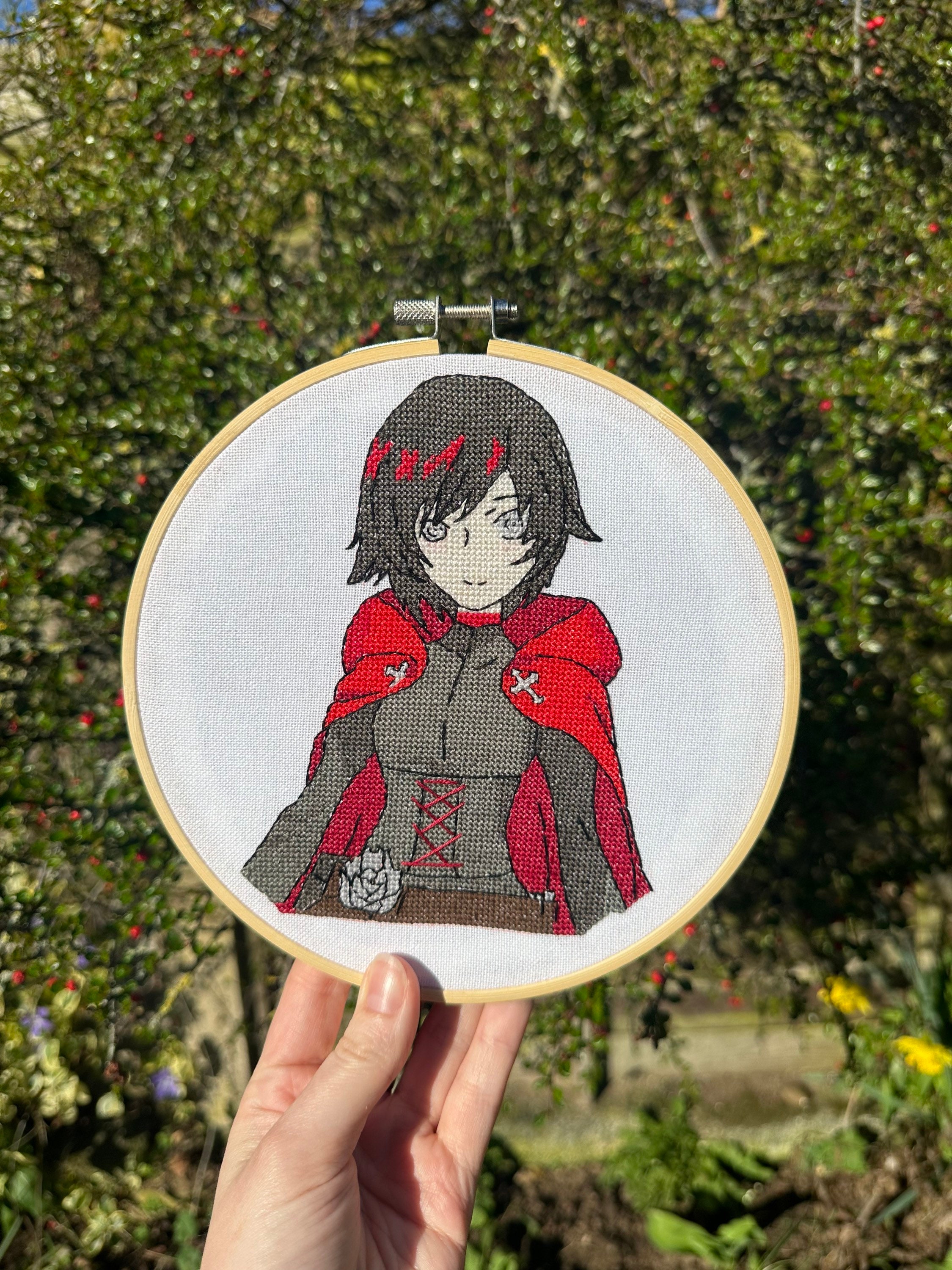 PATTERN // RWBY Ruby Cross Stitch Pattern - Etsy