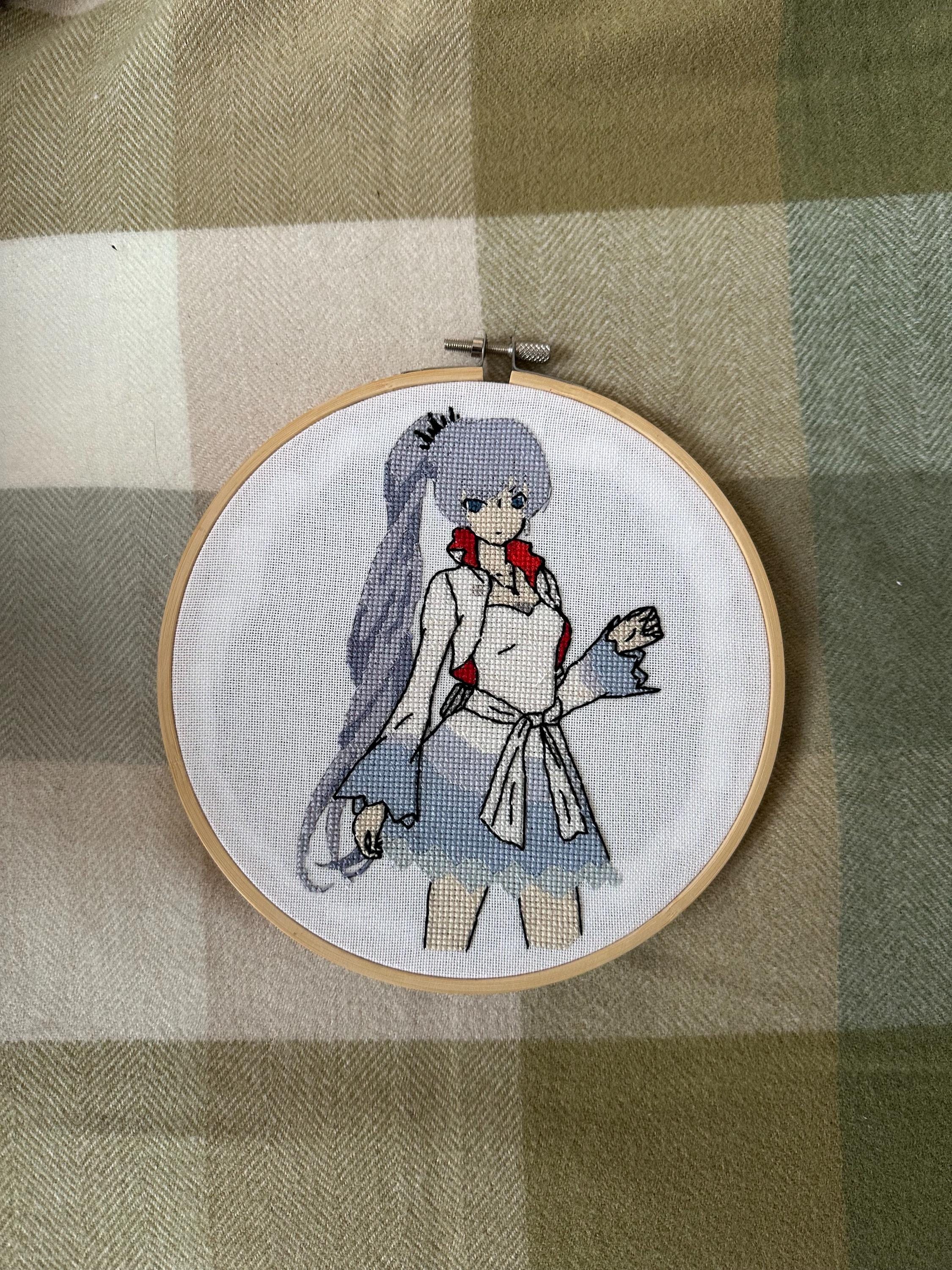 PATTERN// RWBY Weiss Cross Stitch Pattern - Etsy