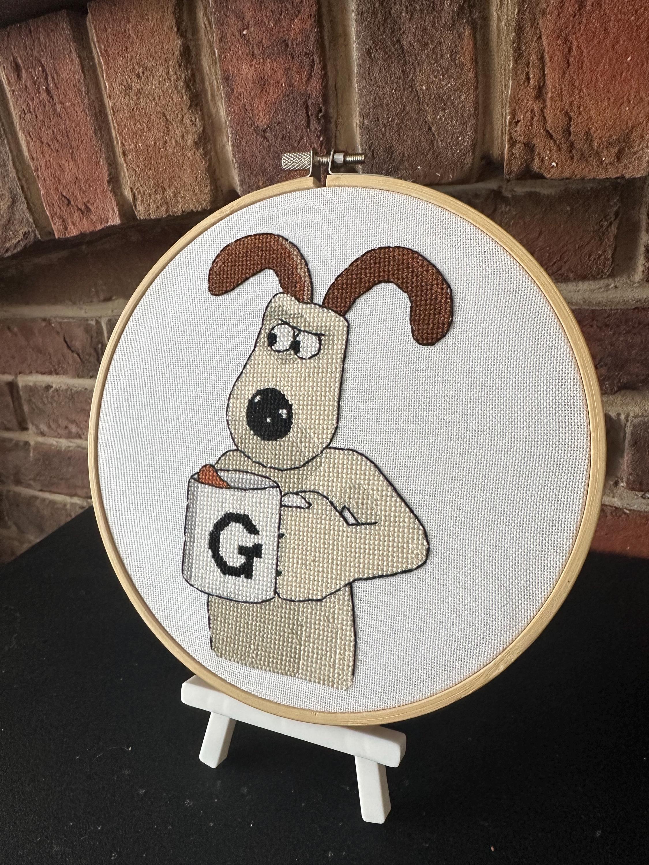 Wallace and Gromit - Gromit Cross Stitch - Etsy