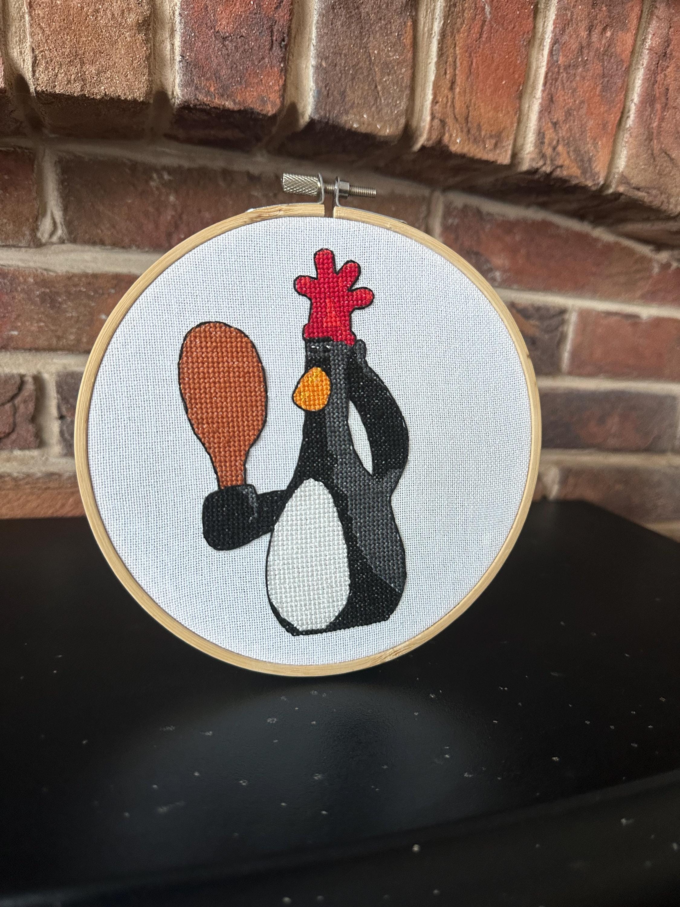 PATTERN// Feathers Mcgraw Wallace and Gromit Cross Stitch - Etsy
