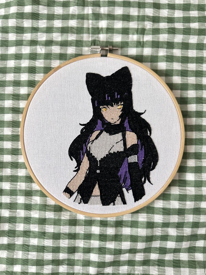 PATTERN// RWBY Blake Cross Stitch Pattern - Etsy