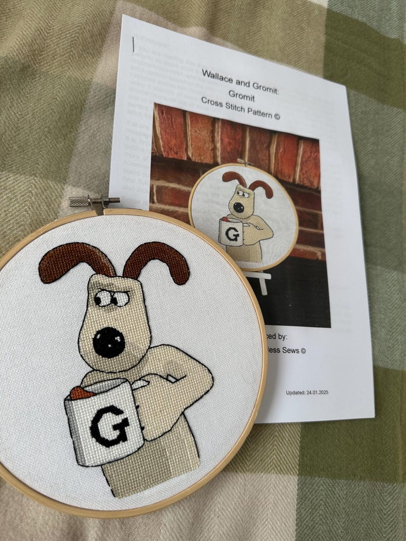 PATTERN// Gromit Cross Stitch - Etsy