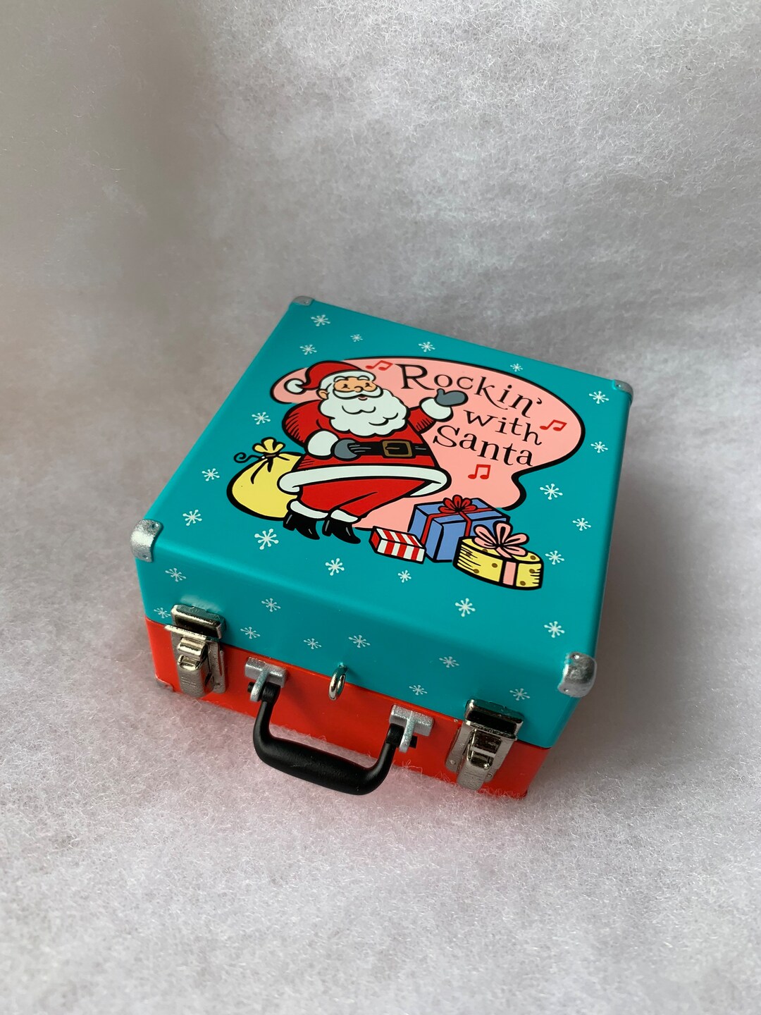 Hallmark “rocking With Santa” Record Player Ornament! - Etsy