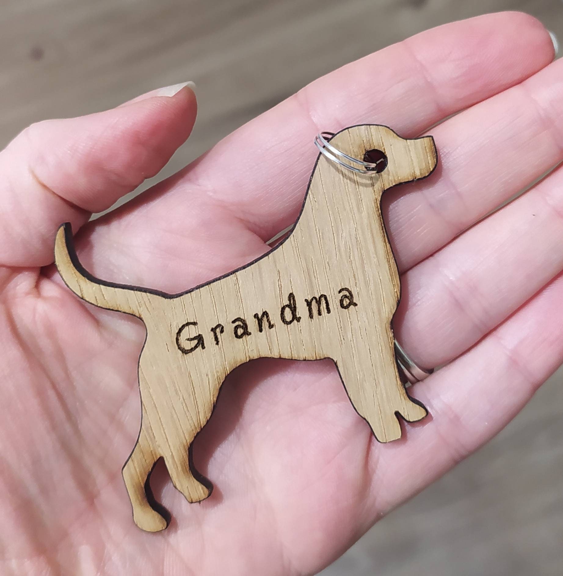 Dog Keyring Keychain Bagtag for Children Name Tag - Etsy