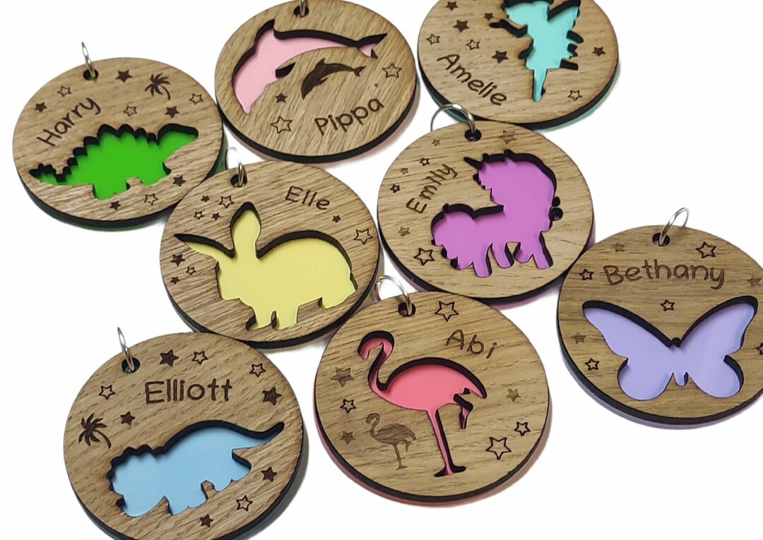 Portachiavi Bunny Rabbit bagtag per bambini - Etsy Italia
