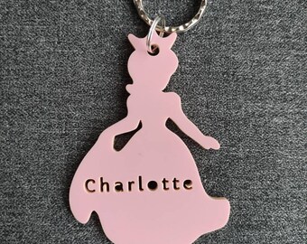 Princess Keychain | Etsy