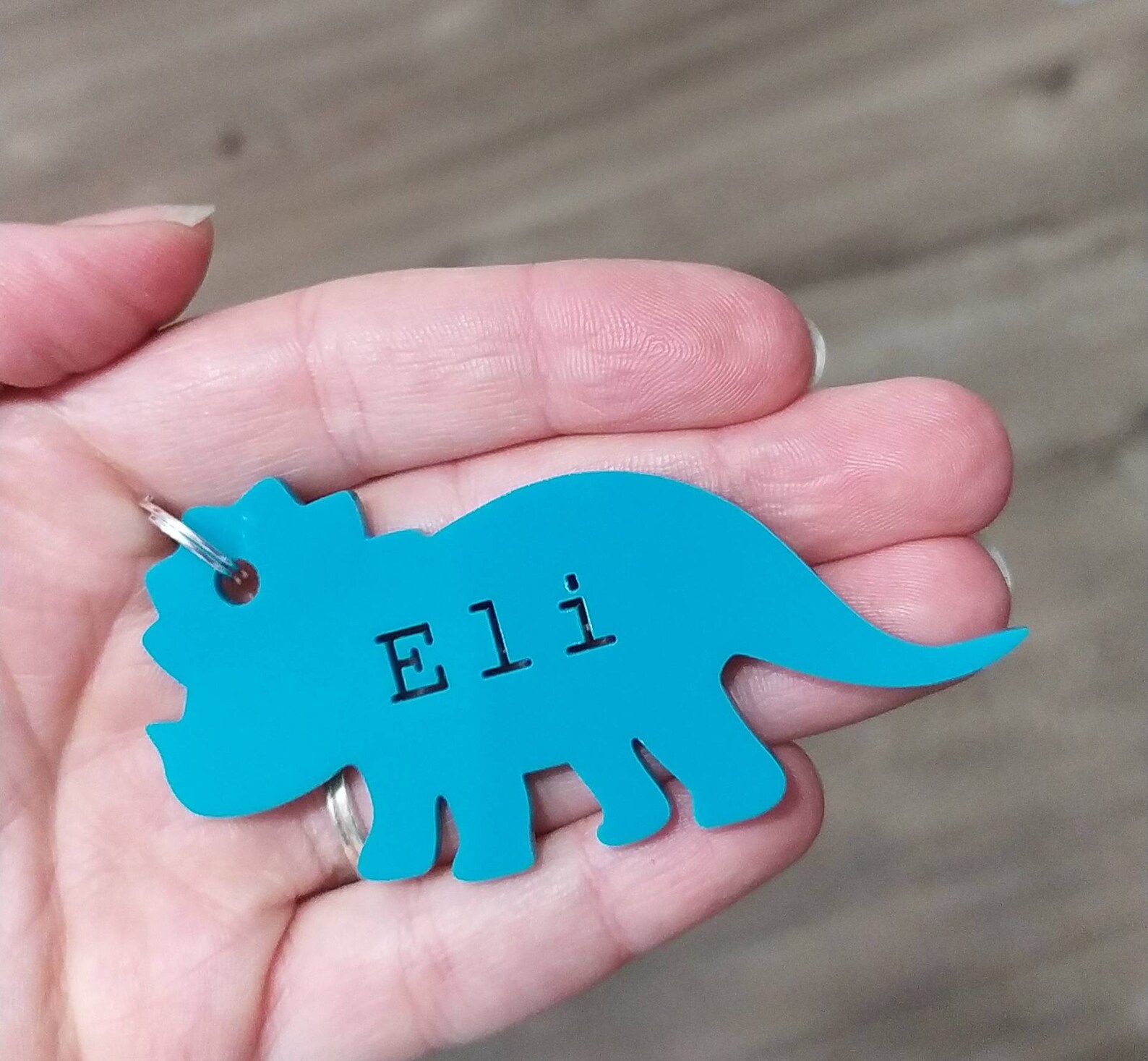 Personalised Dinosaurs Children's Keychain Keyring | Etsy