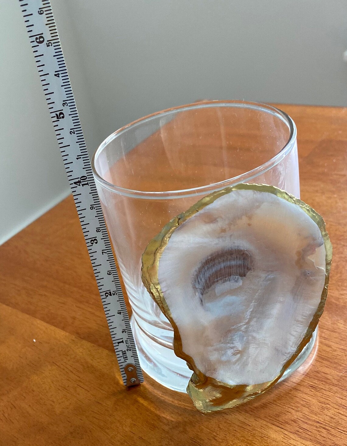 Oyster shell candle holder vase decoupage wine bottle | Etsy