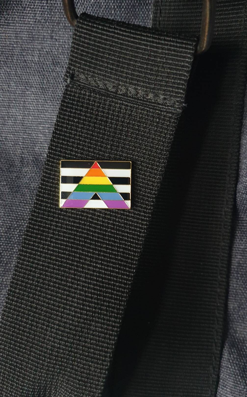 LGBTQ Ally Pride Flag Pin Badge - Etsy UK