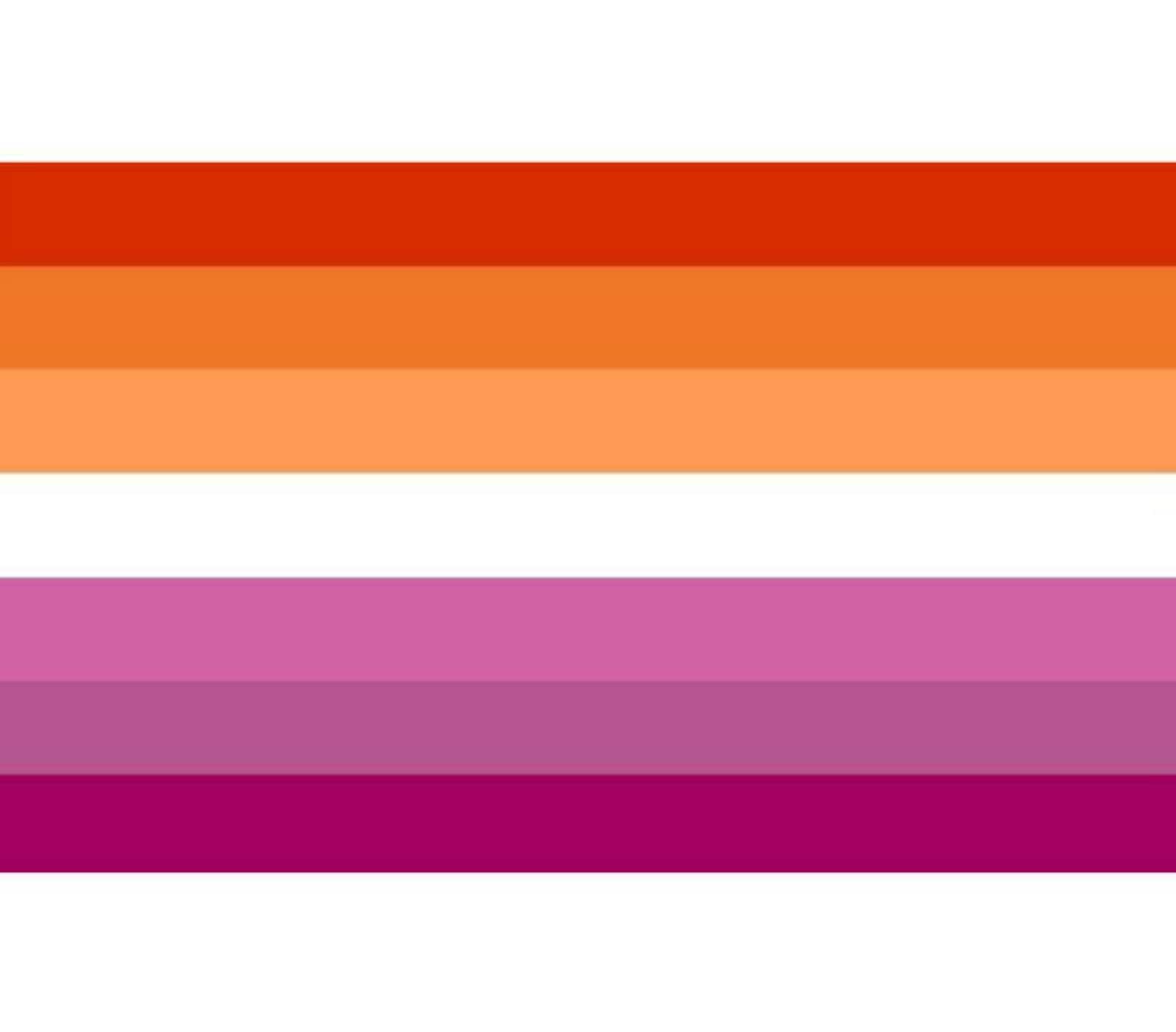 Lesbian Pride Sunset Flag Banner LGBT 150cm X 90cm | Etsy
