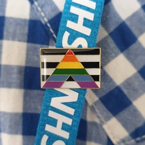 LGBTQ Ally Pride Flag Pin Badge - Etsy UK