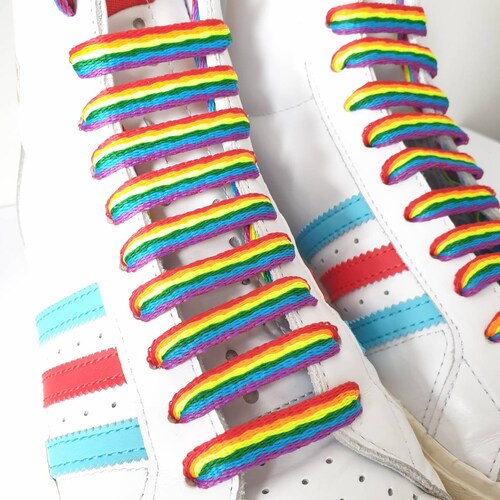 Asexual Shoelaces Pride Flag Ace Rainbow Laces LGBT - Etsy