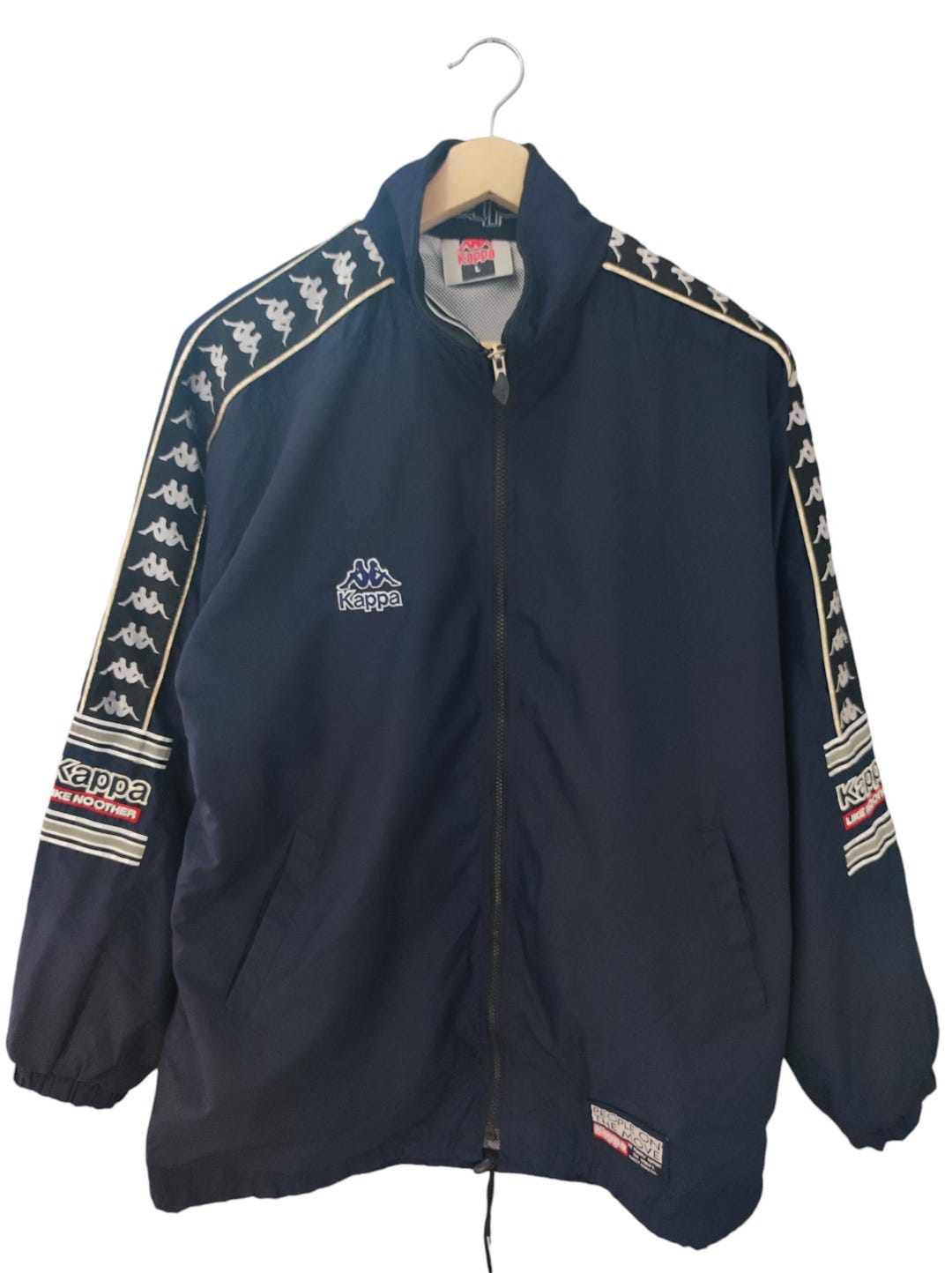 Vintage 90s KAPPA Like No Other Side Taped Kappa Italia Light ...