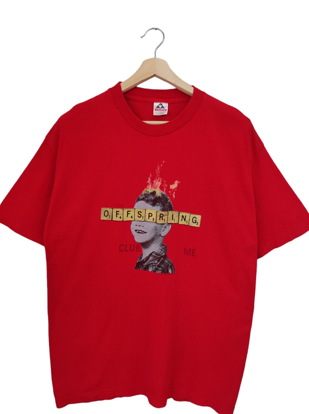 Vintage 1997 the Offspring Club Me Promo T Shirt Crewneck Punk Rock ...
