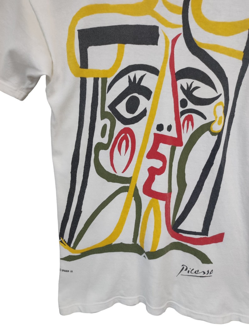 Vintage 1993 Pablo Picasso Tete De Femme Spadem Painting Art Original ...