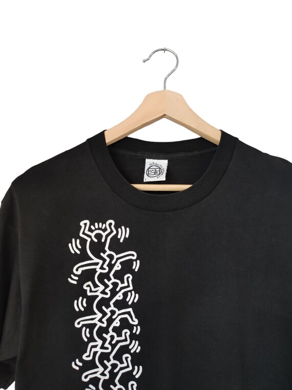 Vintage Keith Haring People Stack piggyback pop shop… - Gem