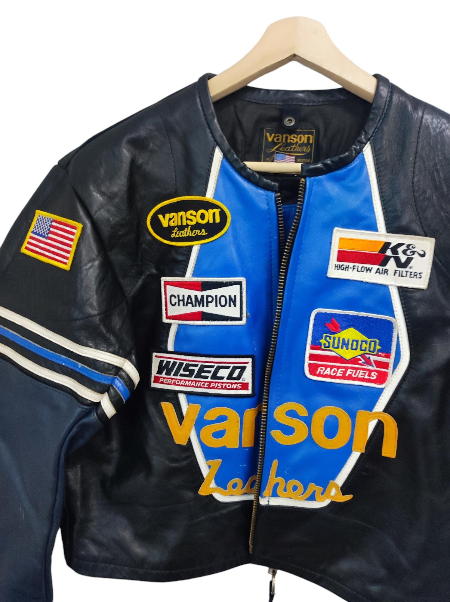 Vintage Vanson Leather Vanson Boston Mass Vanson One Star Leather ...