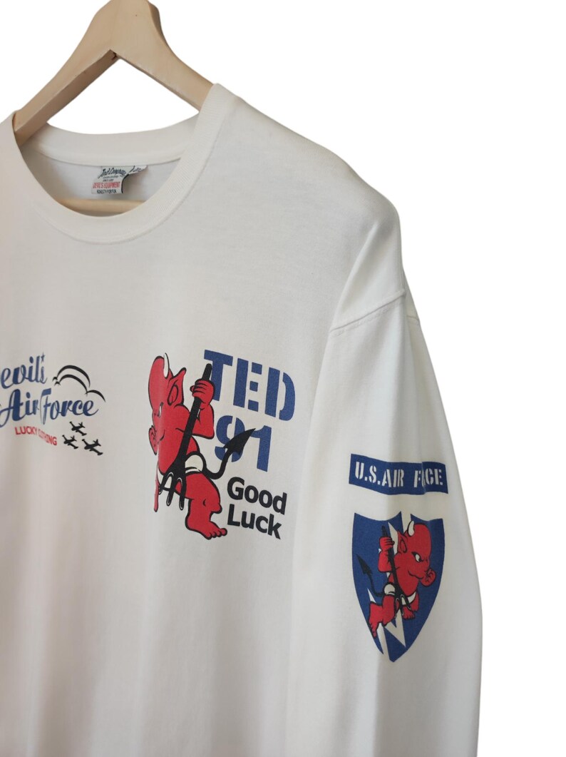 Vintage 90s Ted Company TEDMAN Devil Air Force Lucky Clothing Strategic ...