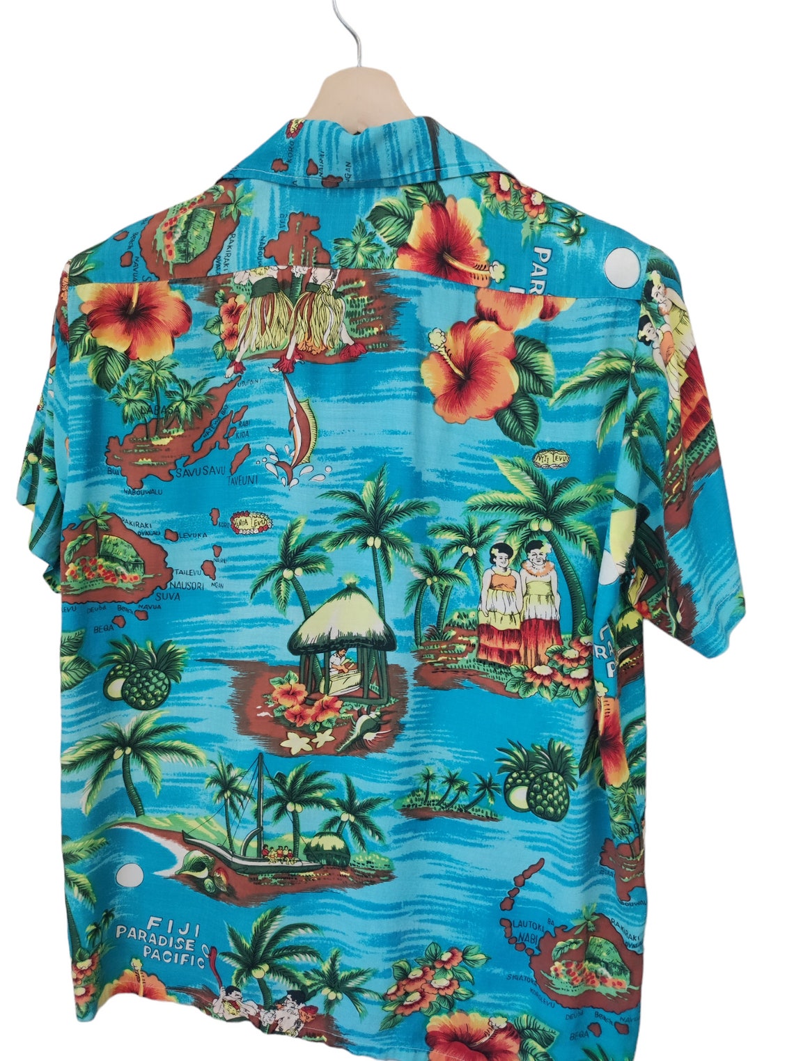 80s Vintage Decode Collection Japan Hawaiian Open Collar Shirts 100% ...