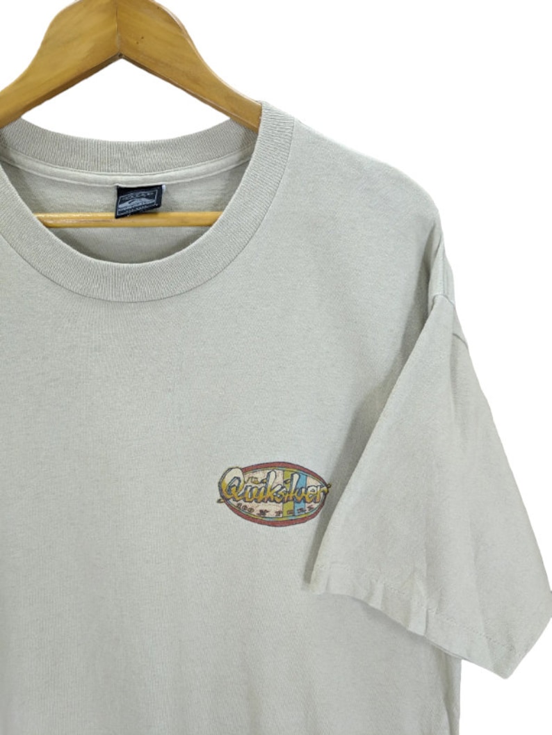 90s Vintage Quicksilver Retro Logo Quicksilver 100% Pure Surfing ...