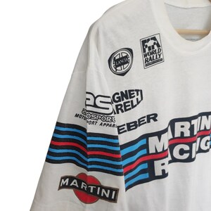 Vintage 80s Lancia Martini Integrale Martini Racing International Tee ...
