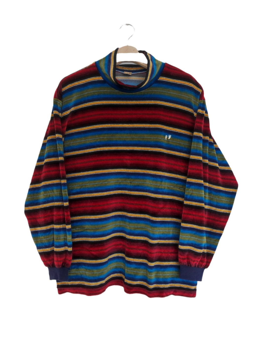 90s Vintage Hang Ten Stripes Aloha Surf Wear 90s Hang Ten Sweatshirt ...