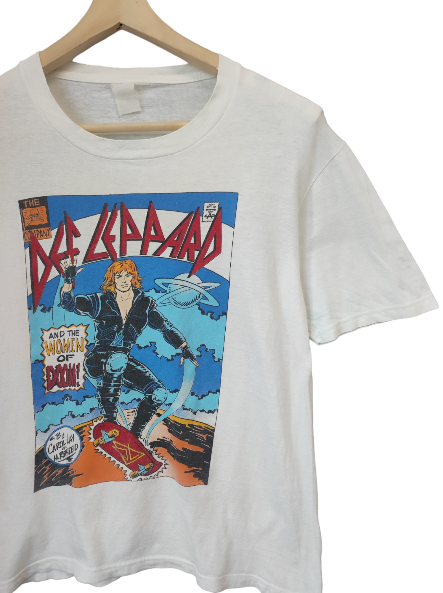 Vintage 80s Def Leppard and the Women of Doom Def Leppard European ...