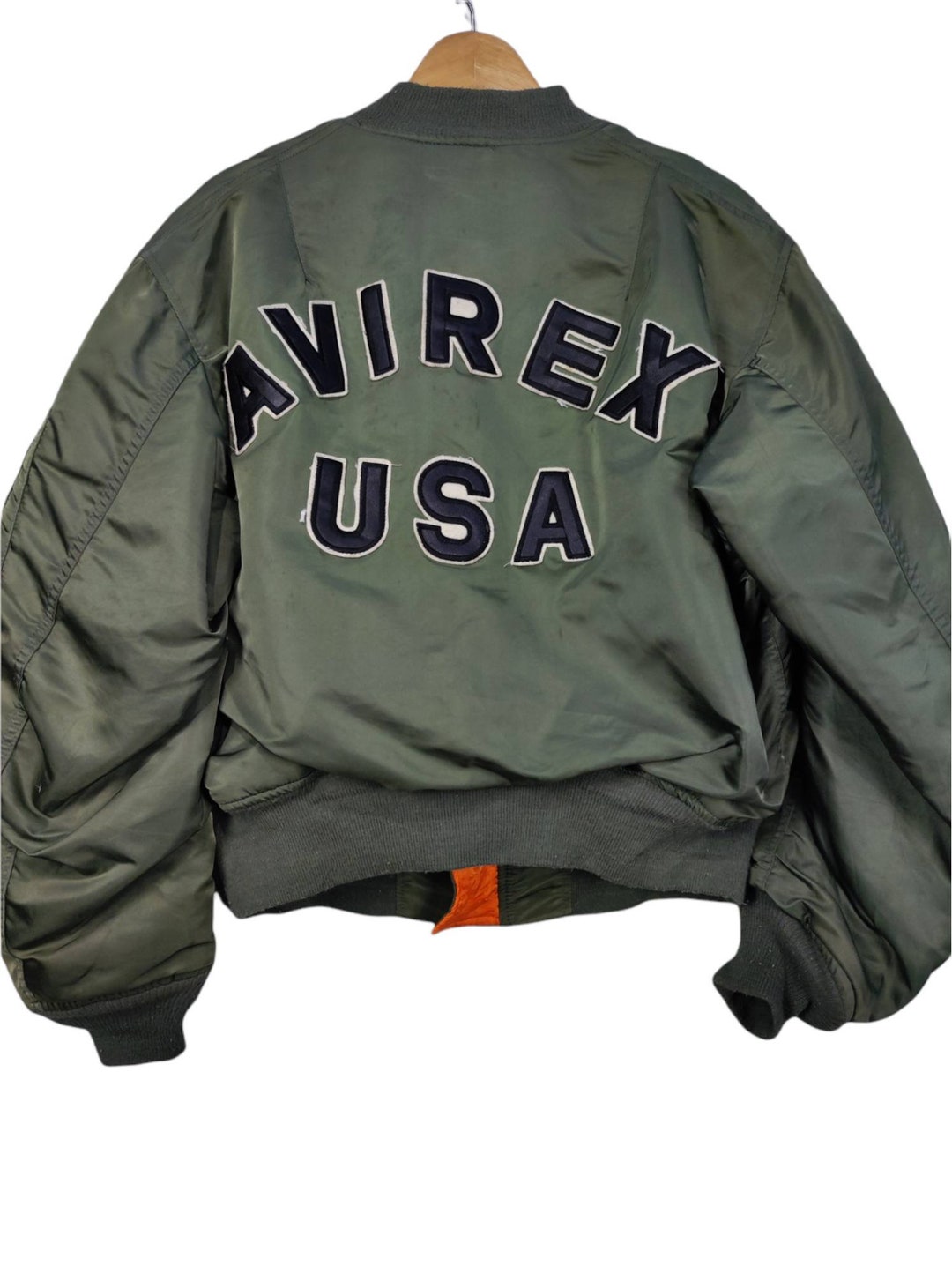 Vintage Avirex Jacket MA-1 Flight Jacket Avirex USA Military Jacket Avirex Ltd Large - Etsy