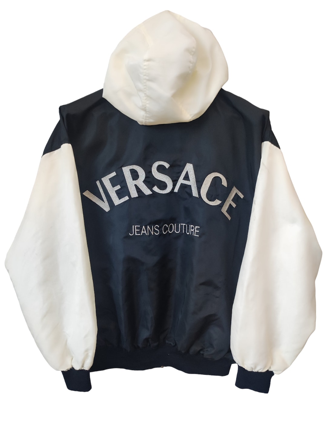 Vintage Versace Classic Versus V2 Nylon Hoodie Versace Jeans Couture ...