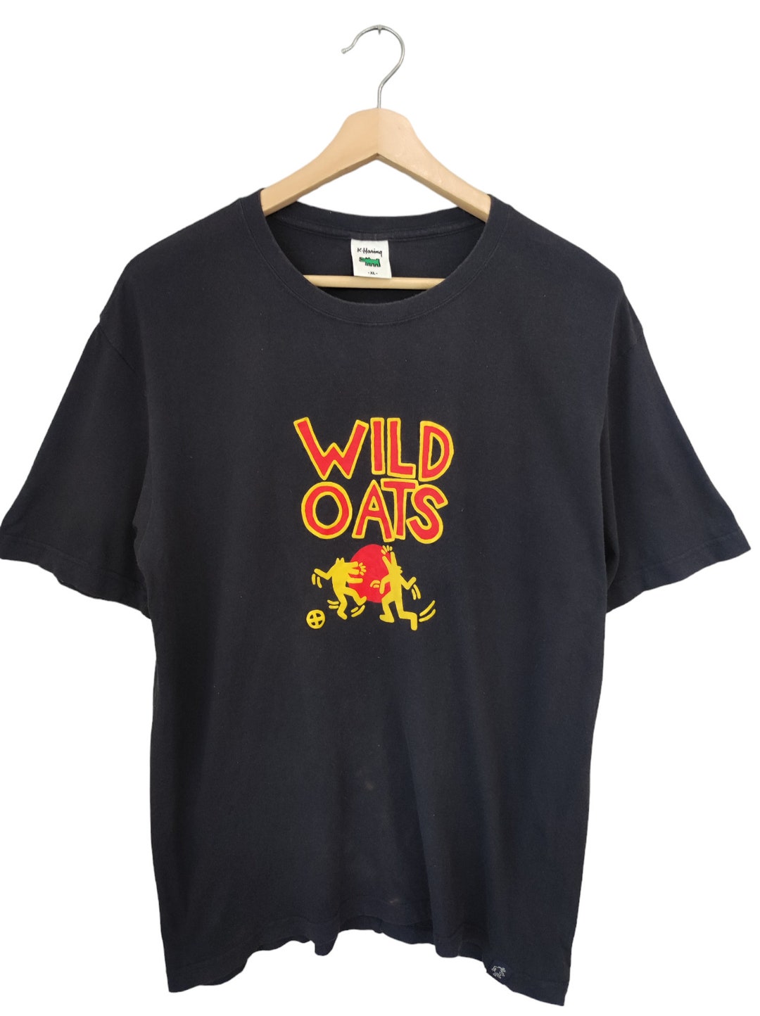 Vintage Keith Haring POP SHOP Haring Wild Oats Dancing Playing Vintage ...